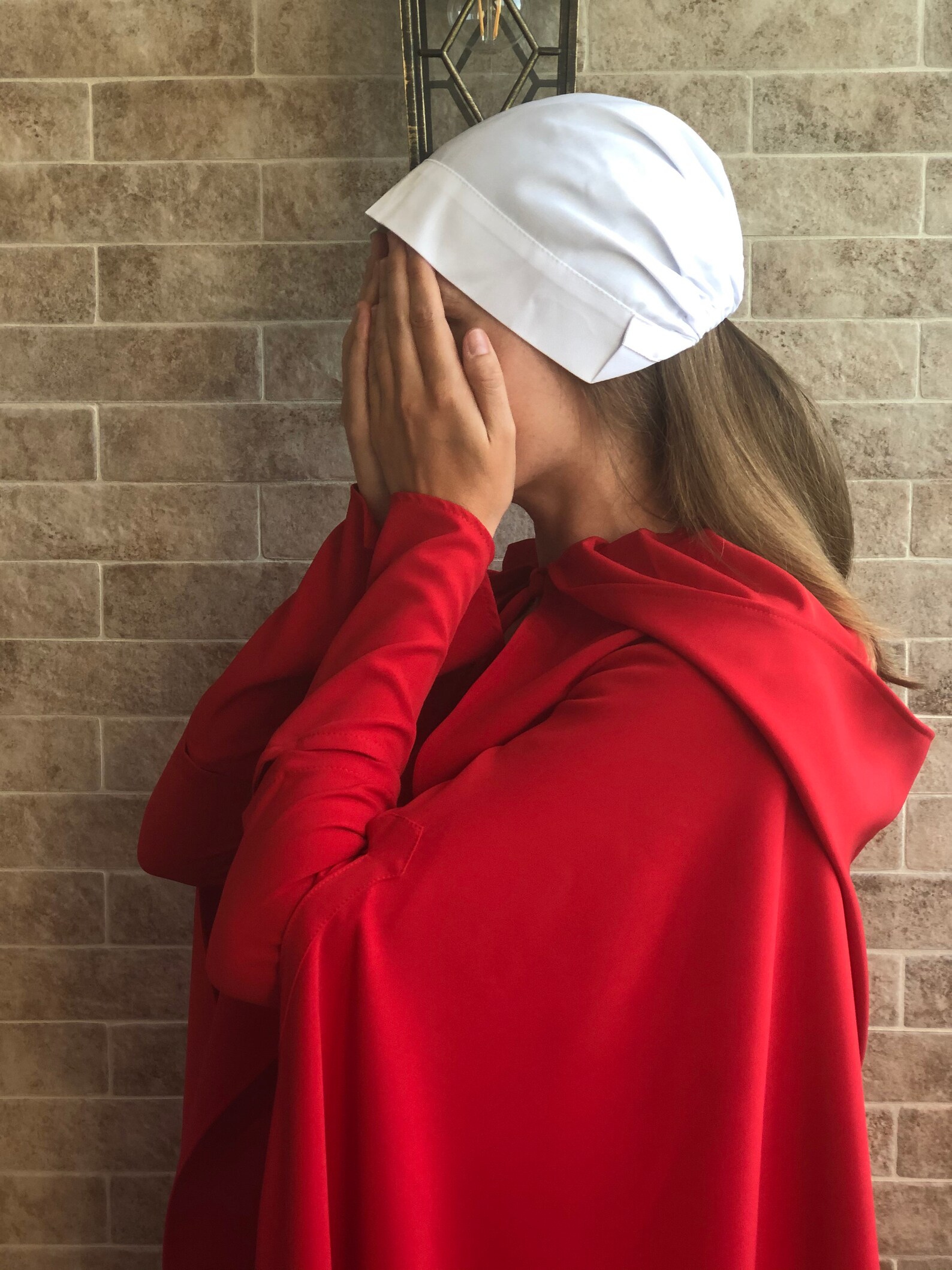 Handmaids Tale Costume Cloak Mask Cap Wings the Handmaids Tale Costume ...