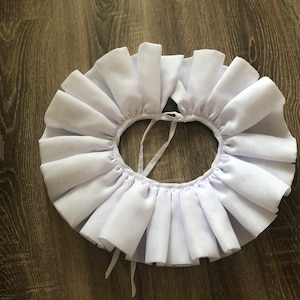 Clown Costume Renaissance Ruffled Costume Ruff Neck Ruff White Lace ...