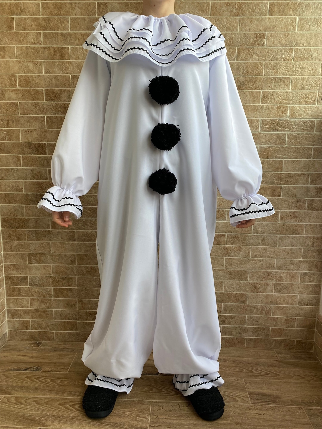 Puddles Pity Party Pierrot Costume Pierrot Collar Clown Costume White ...