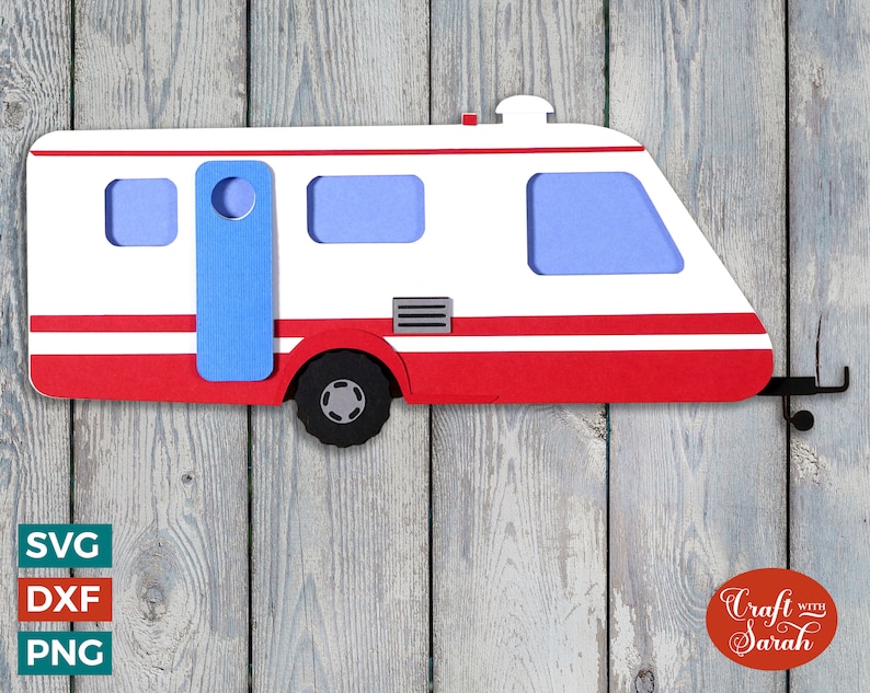 Caravan SVG Caravan Layered SVG - Etsy Australia