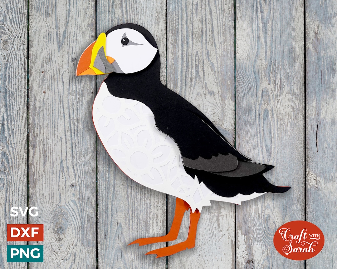 Puffin SVG | Layered Puffin Cutting File - Etsy UK
