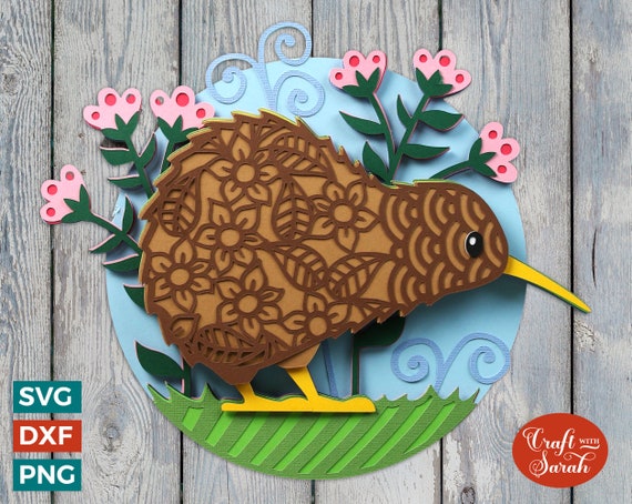 Kiwi SVG File Layered Kiwi Bird Cutting File - Etsy New Zealand