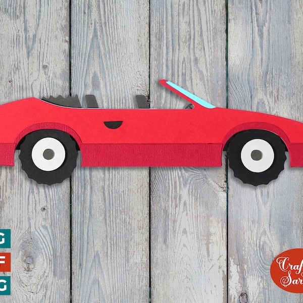 Convertible Car Svg - Etsy