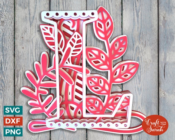 Letter L 3D Alphabet SVG for Cricut 3D SVG Letters L Monogram - Etsy ...