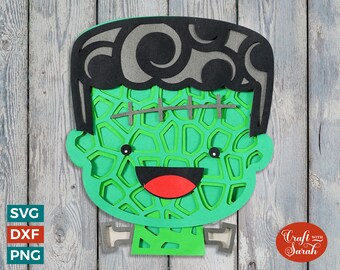 Frankenstein Cutting File SVG, EPS, DXF, Frankenstein Svg, Frankenstein ...