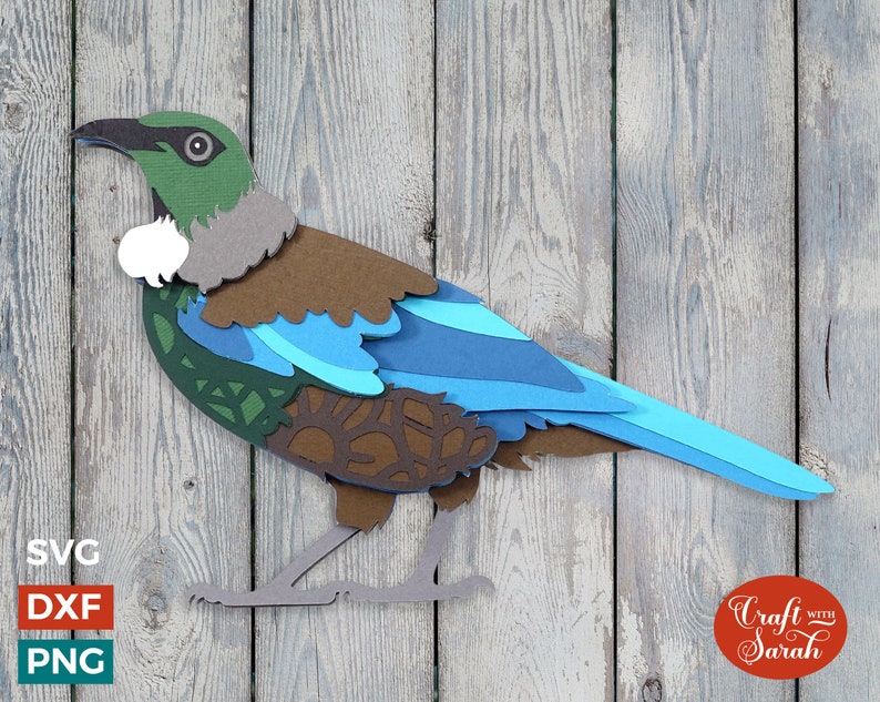 Tui Bird SVG Layered Tui Bird Cutting File - Etsy