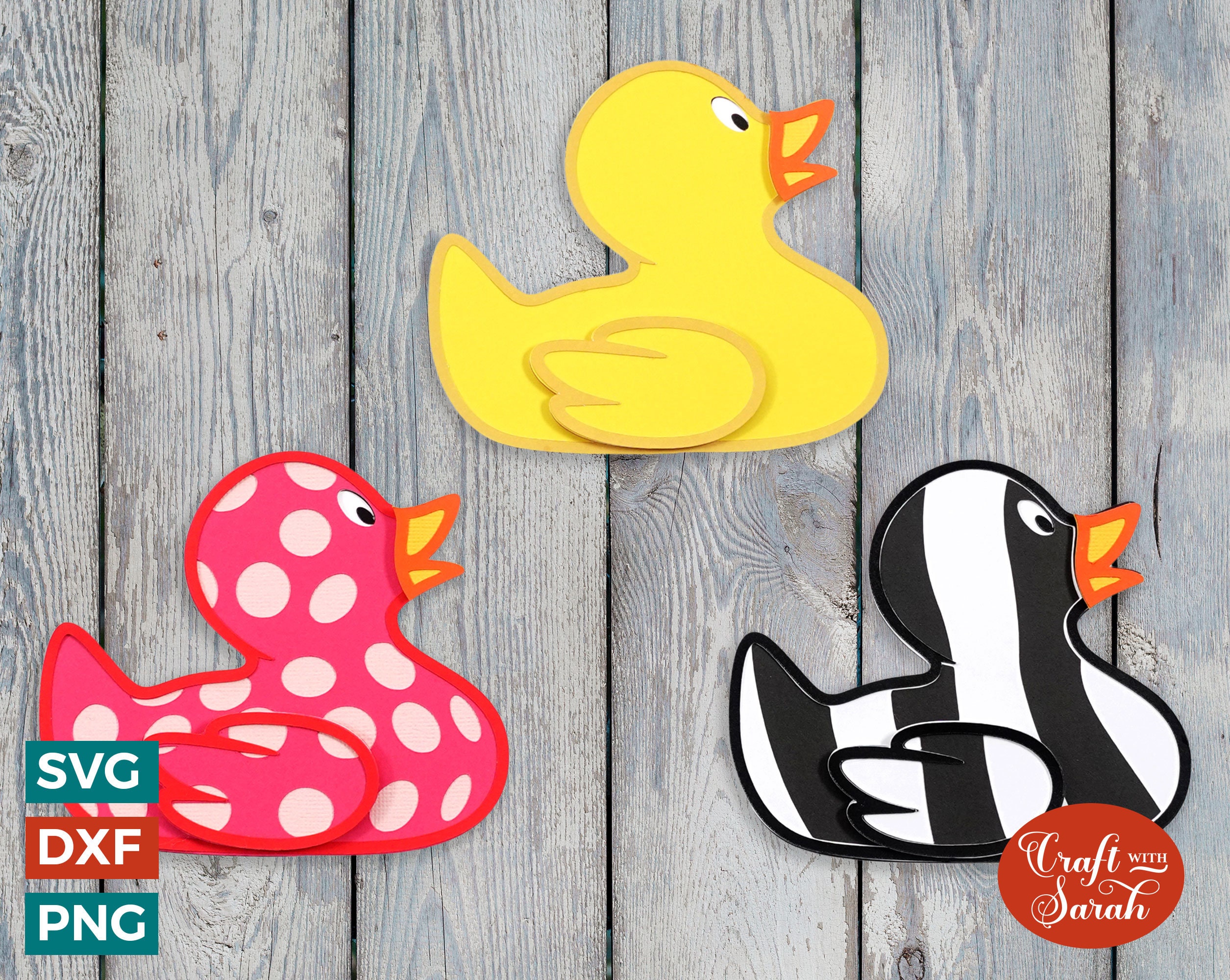 Rubber Ducks SVG | Layered Rubber Duck Cutting File - Etsy