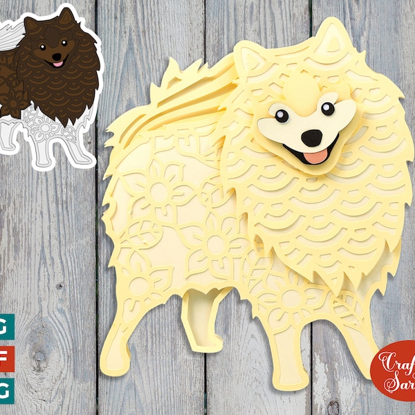 Miniature Spitz Svg - Etsy