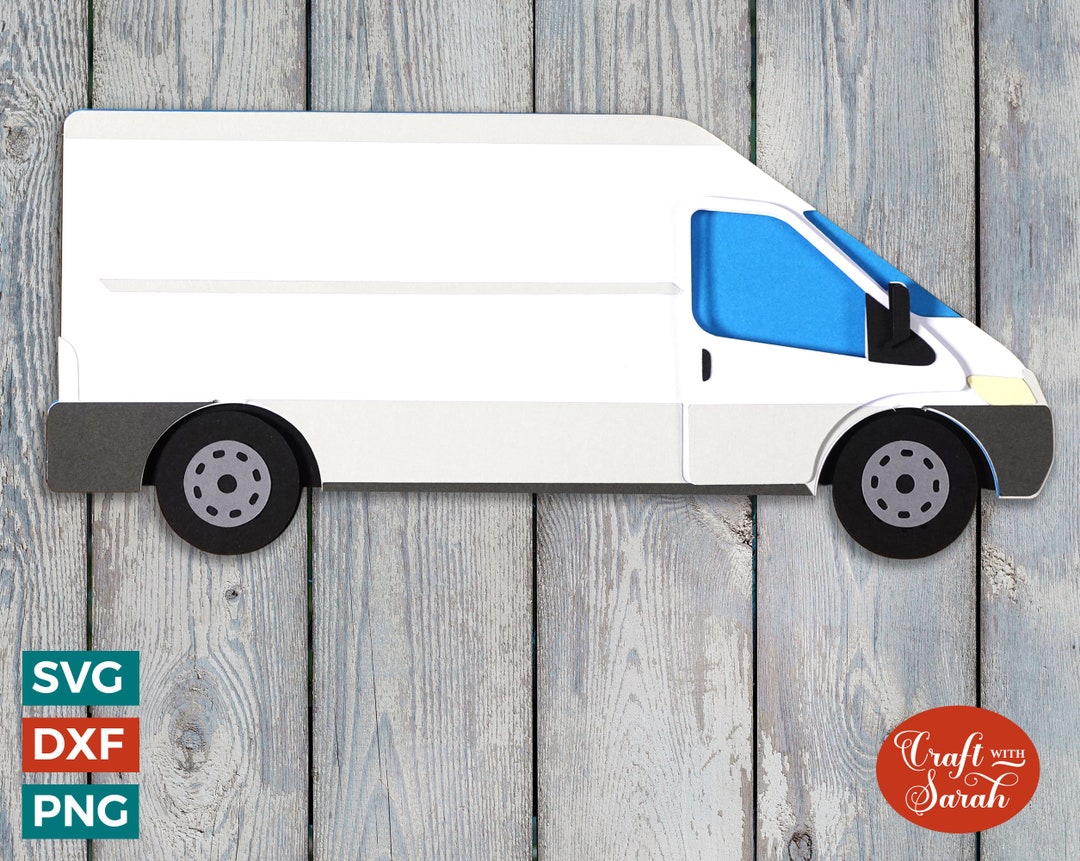 Transit Van SVG | Transit Van Layered SVG - Etsy