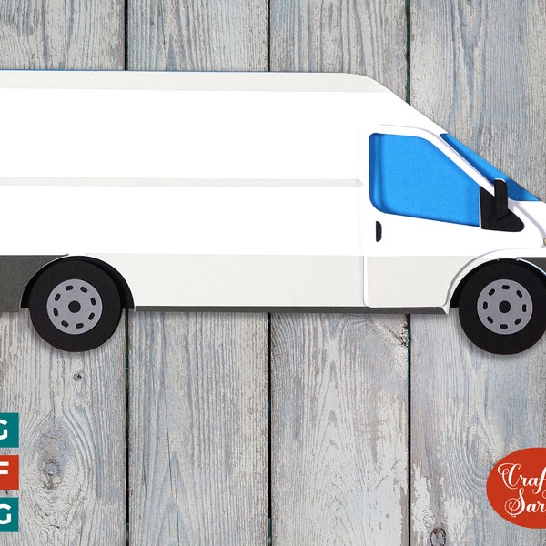 Transit Van Svg - Etsy