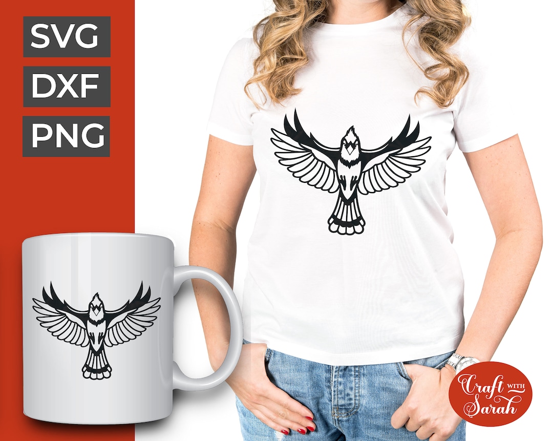 Blue Jay in Flight SVG | Vinyl Blue Jay - Etsy