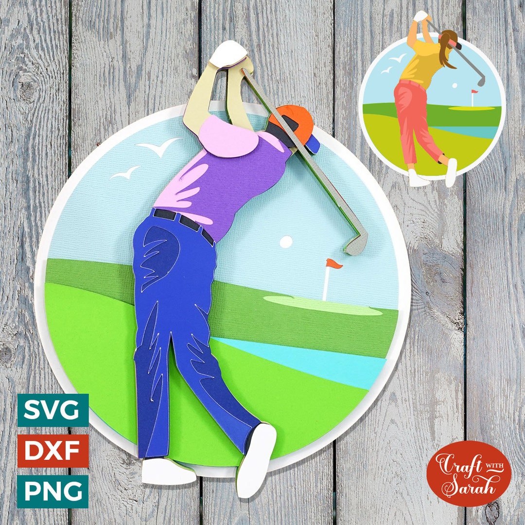Golf SVG | Male & Female Golf Club Cut Files - Etsy