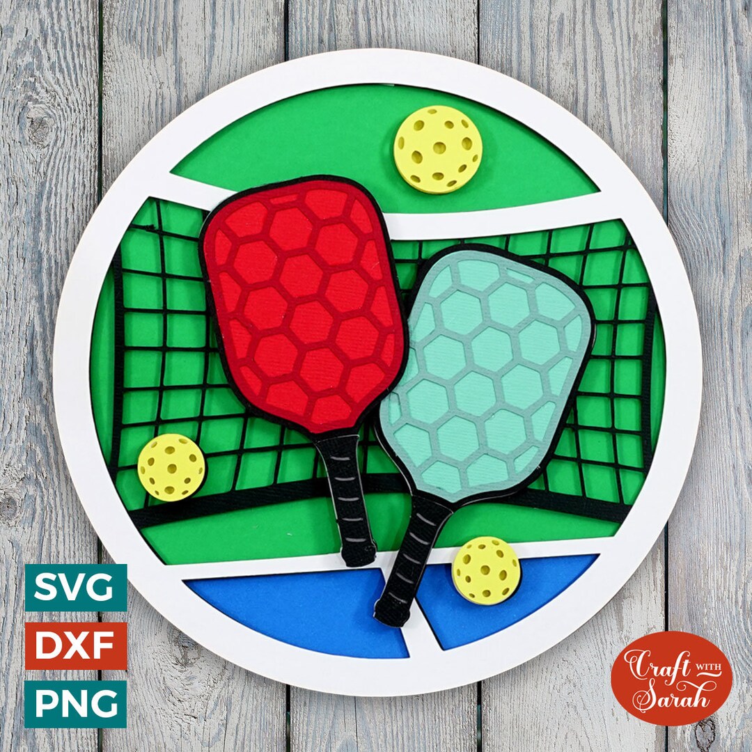 Pickleball SVG | Pickleball Rackets Cut Files - Etsy