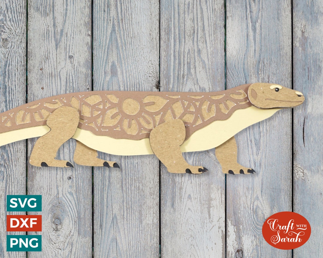 Komodo Dragon SVG | Layered Komodo Dragon Cutting File - Etsy