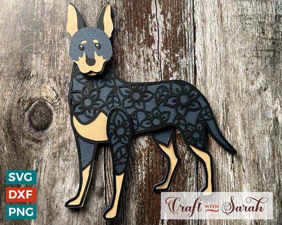 Kelpie SVG Layered Australian Kelpie Dog Cutting File | Etsy