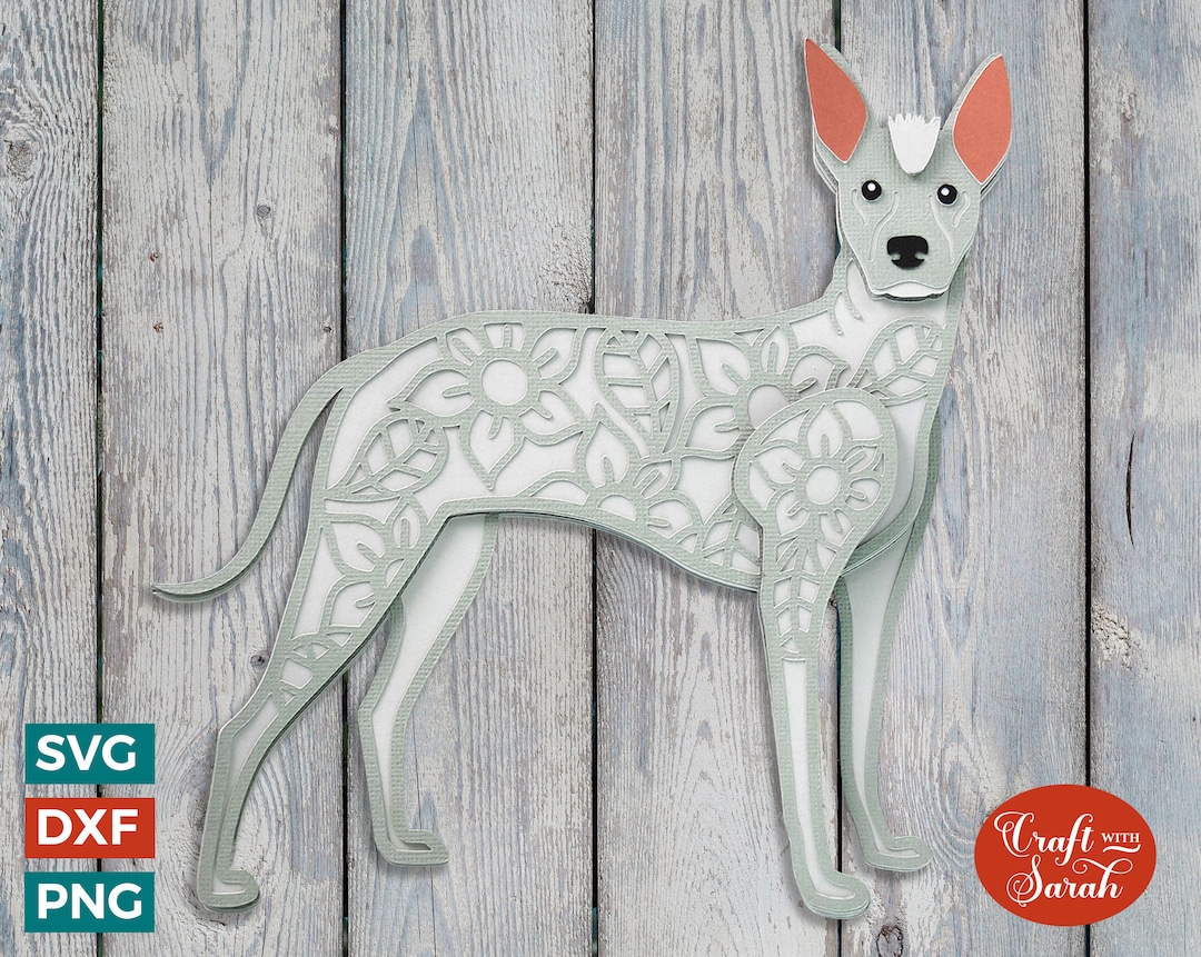 Xoloitzcuintle SVG | Layered Mexican Hairless Dog Cutting File - Etsy