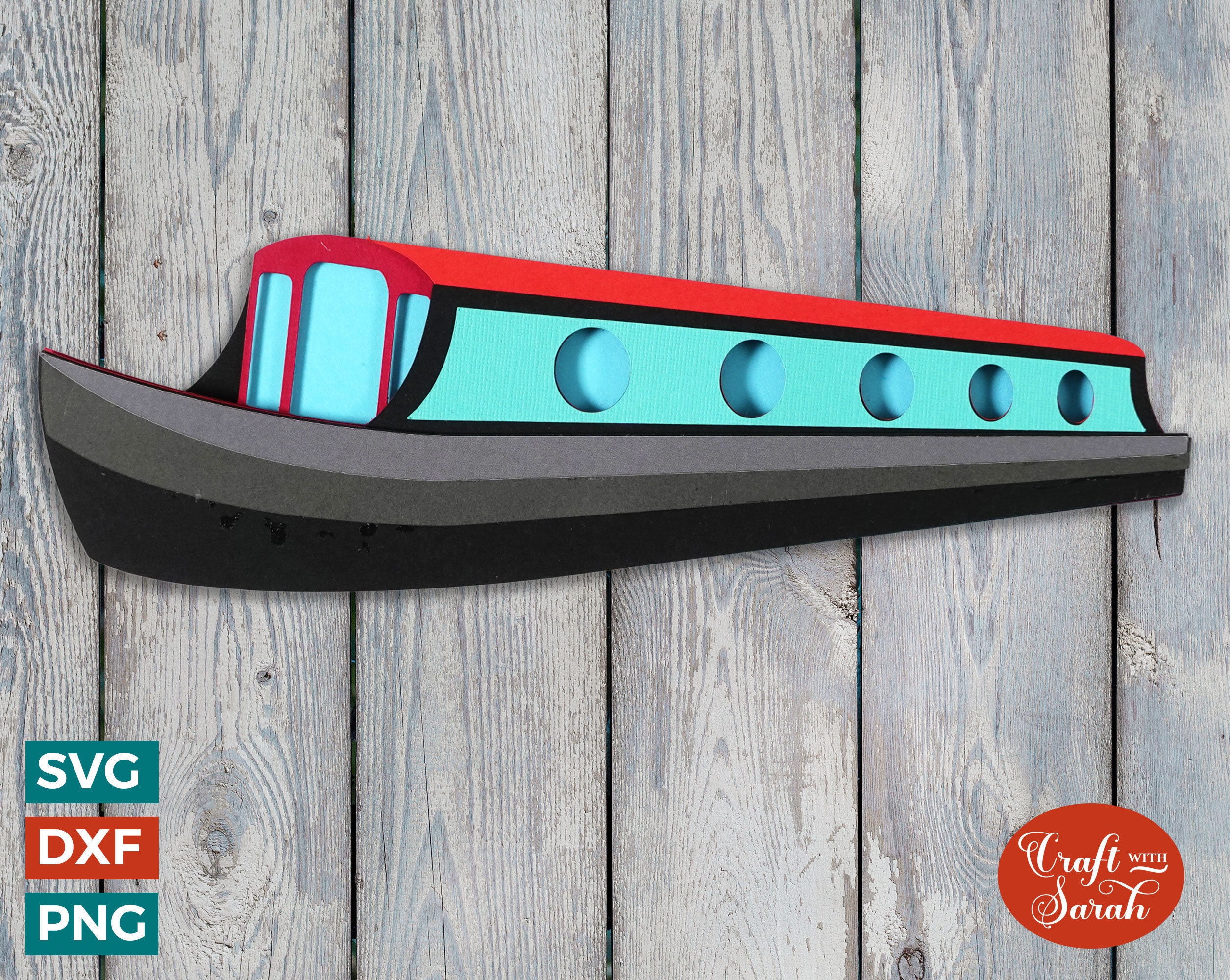 Narrow Boat SVG | Narrow Boat Layered SVG - Etsy UK