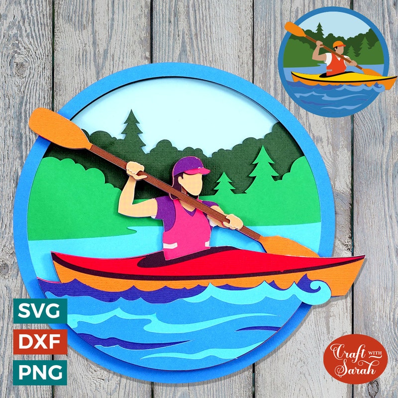 Kayak Svg - Etsy
