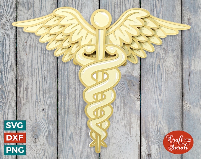 Wire Wrapped Caduceus Template : Downloadable File With Video Tutorial ...