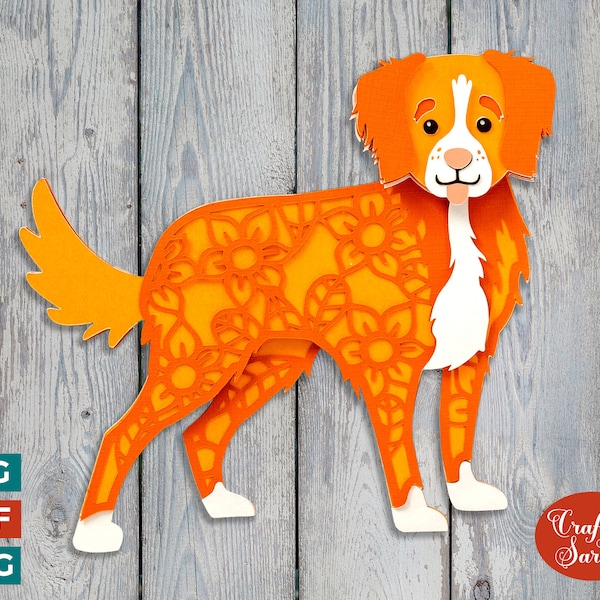 Nova Scotia Duck Tolling Svg - Etsy