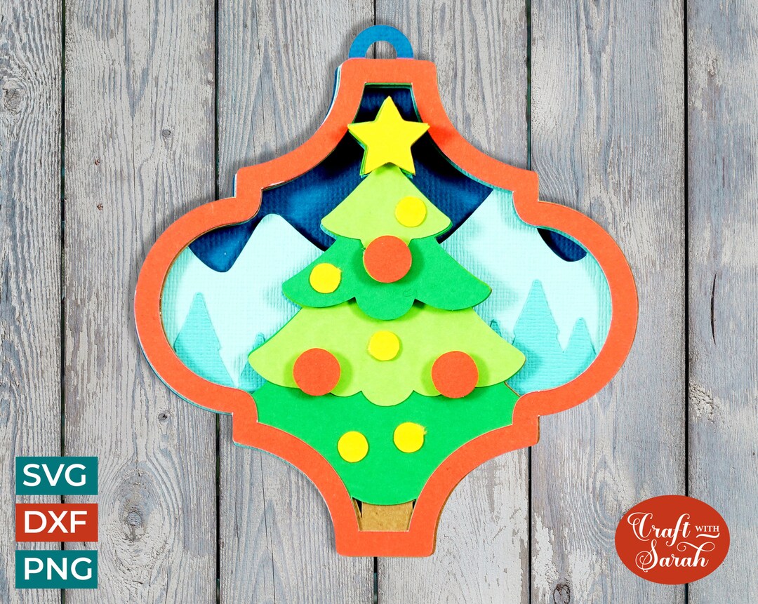 Christmas Tree SVG | Festive Tree Arabesque Decoration Cutting File - Etsy