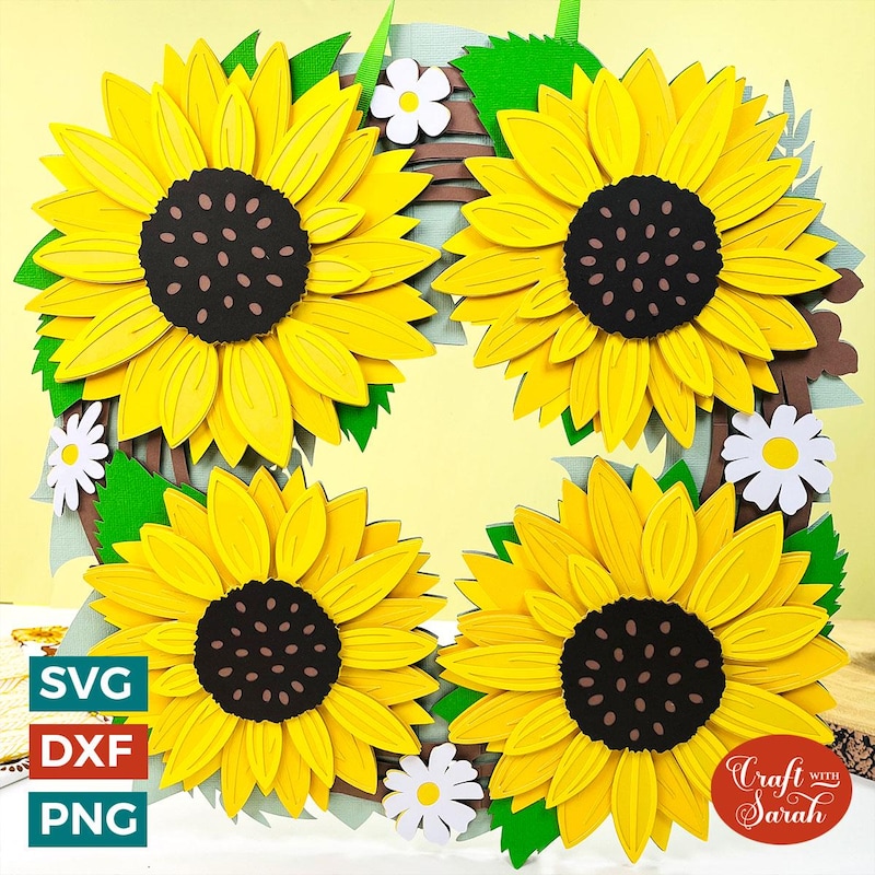 Giant Sunflower Stencil - Etsy