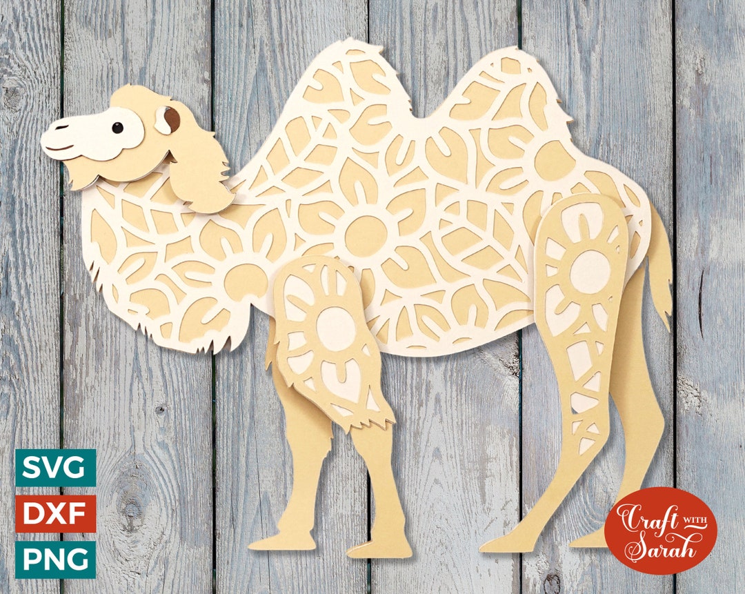 Camel SVG | 3D Layered Camel Cutting File - Etsy