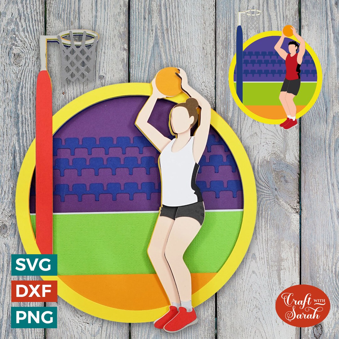 Netball SVG | Male & Female Netball Player Cut Files - Etsy Australia
