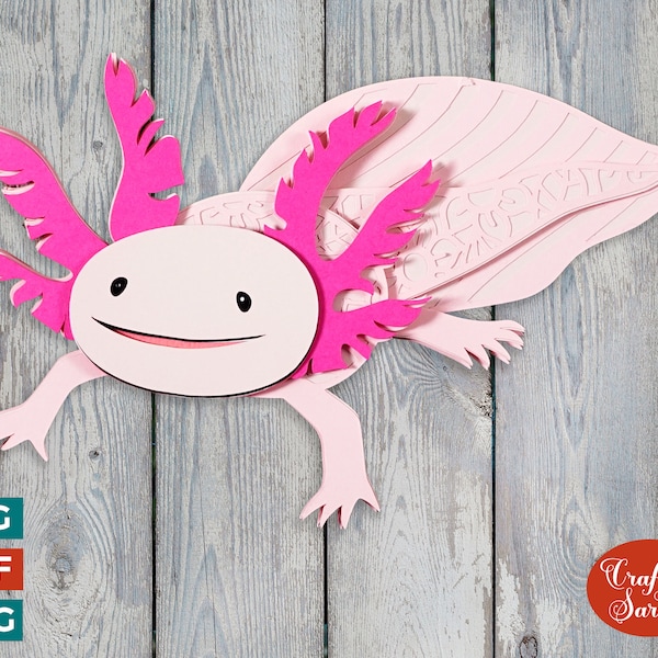 Axolotl Svg - Etsy