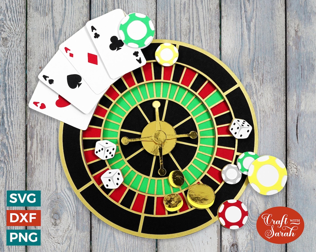Casino SVG | Layered Casino Design Cut Files - Etsy