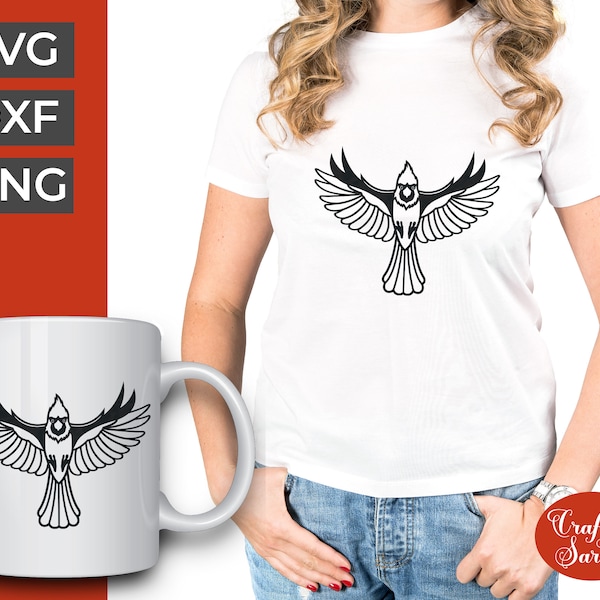 Cardinal in Flight - Etsy