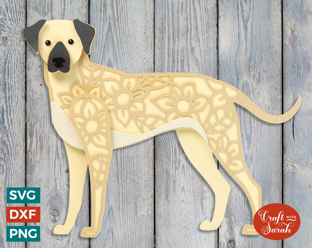 Black Mouth Cur SVG | Layered Southern Cur Cutting File - Etsy