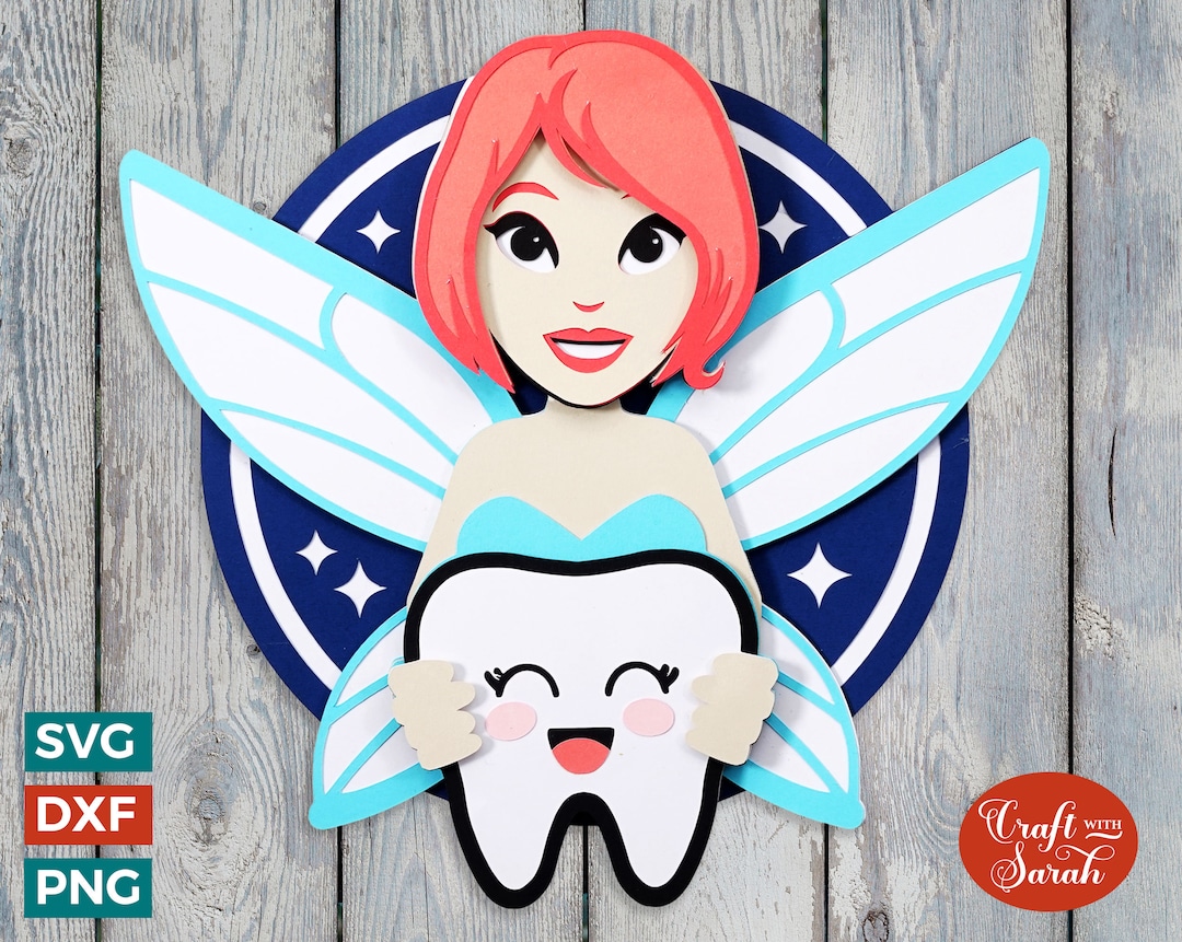 Tooth Fairy SVG | 3D Tooth Fairy SVG - Etsy
