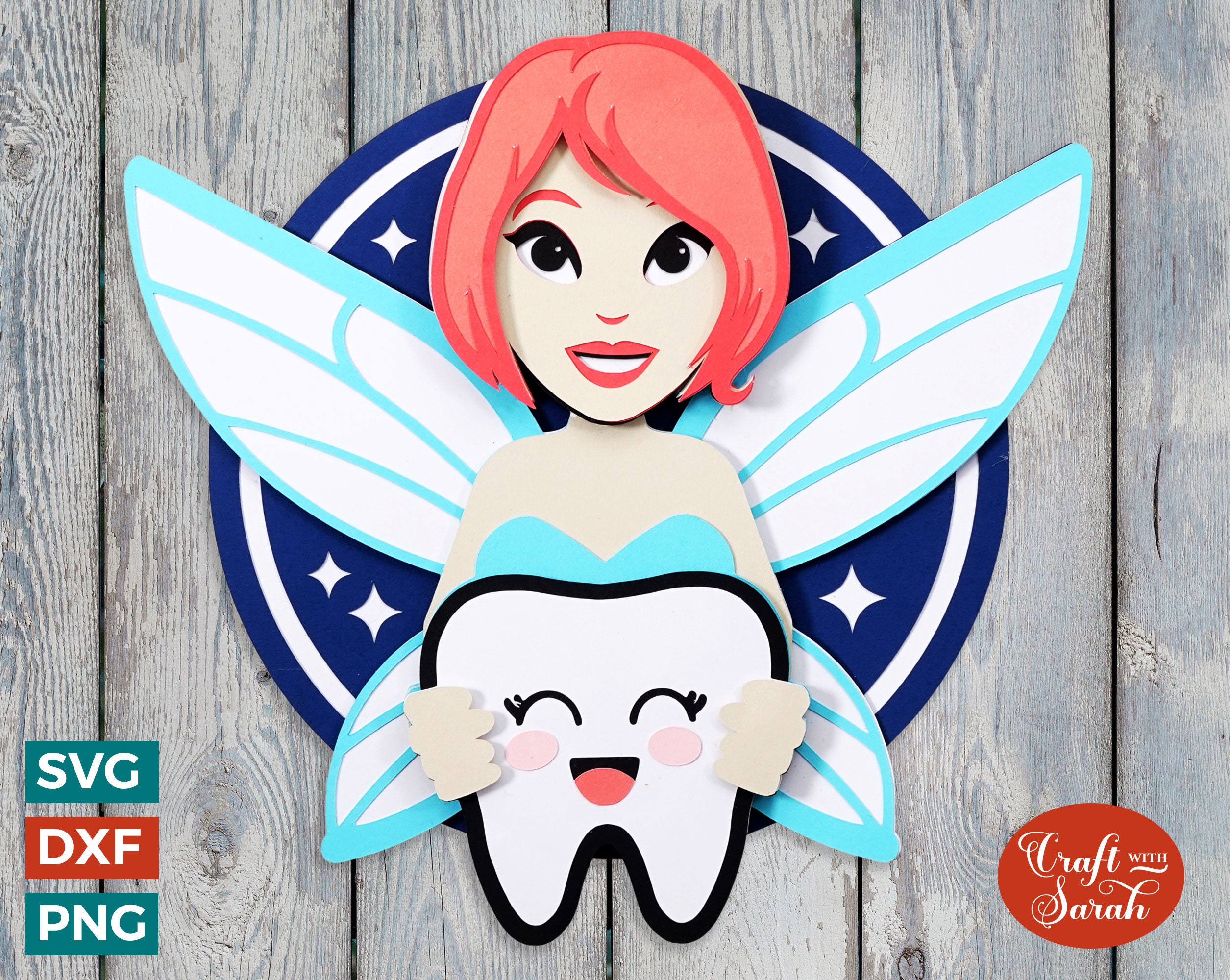 Tooth Fairy SVG 3D Tooth Fairy SVG - Etsy Ireland