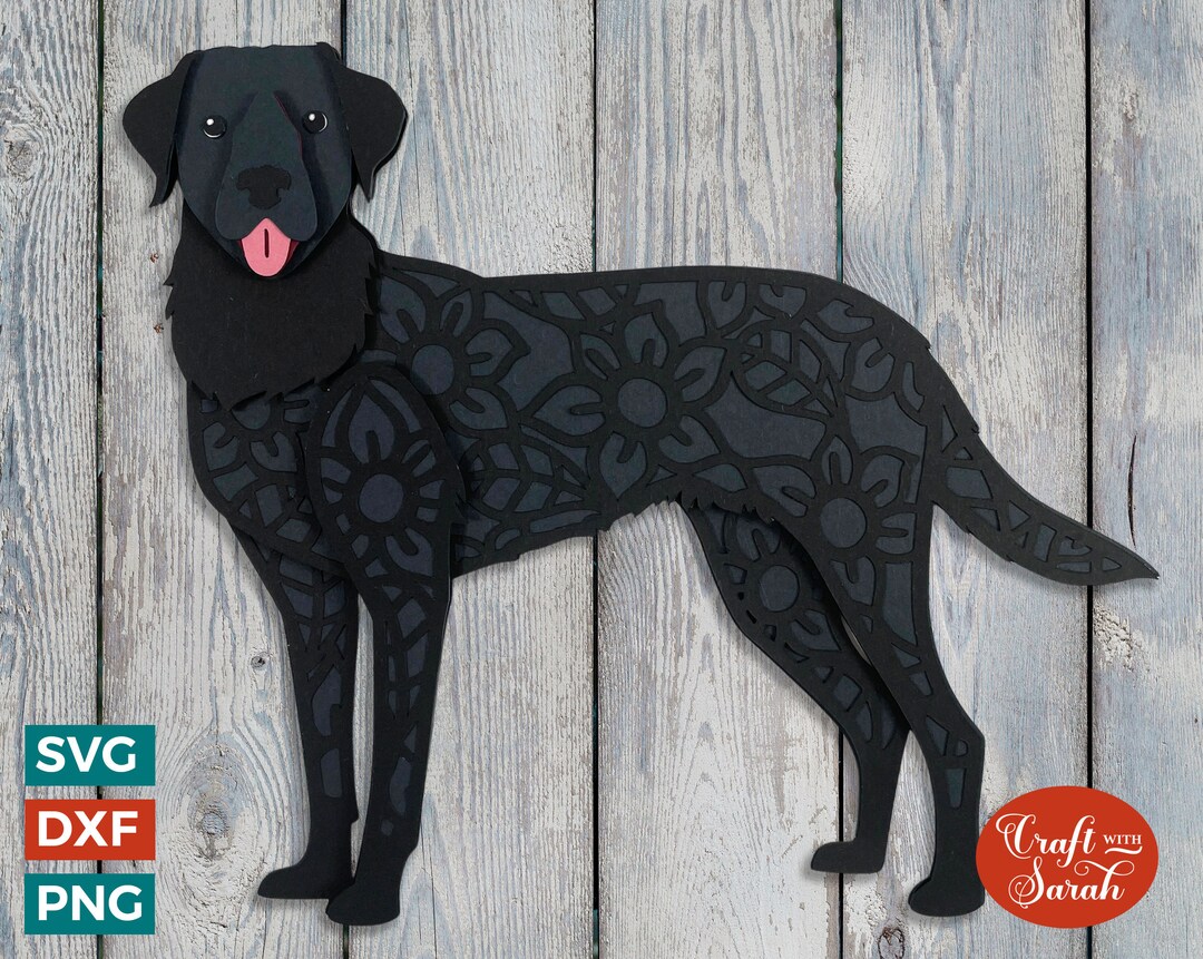 Labrador SVG | Layered American Labrador Dog Cutting File - Etsy