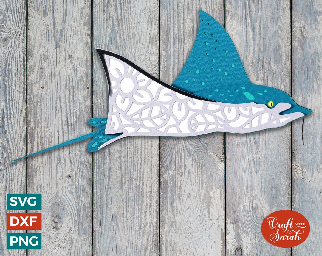 Stingray SVG | Layered Stingray Cutting File - Etsy