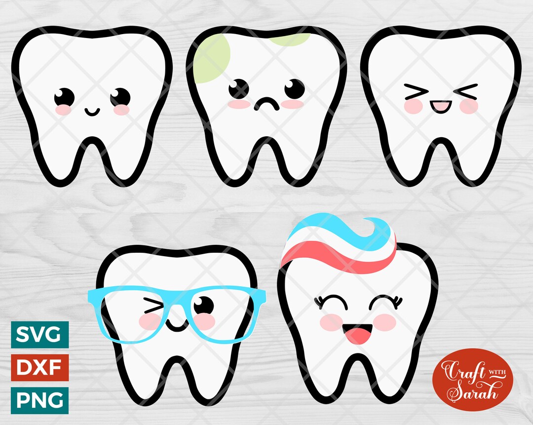 Teeth SVG | Vinyl Tooth Fairy Teeth - Etsy