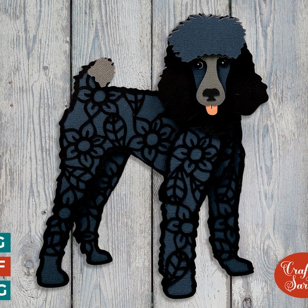Poodle Svg - Etsy