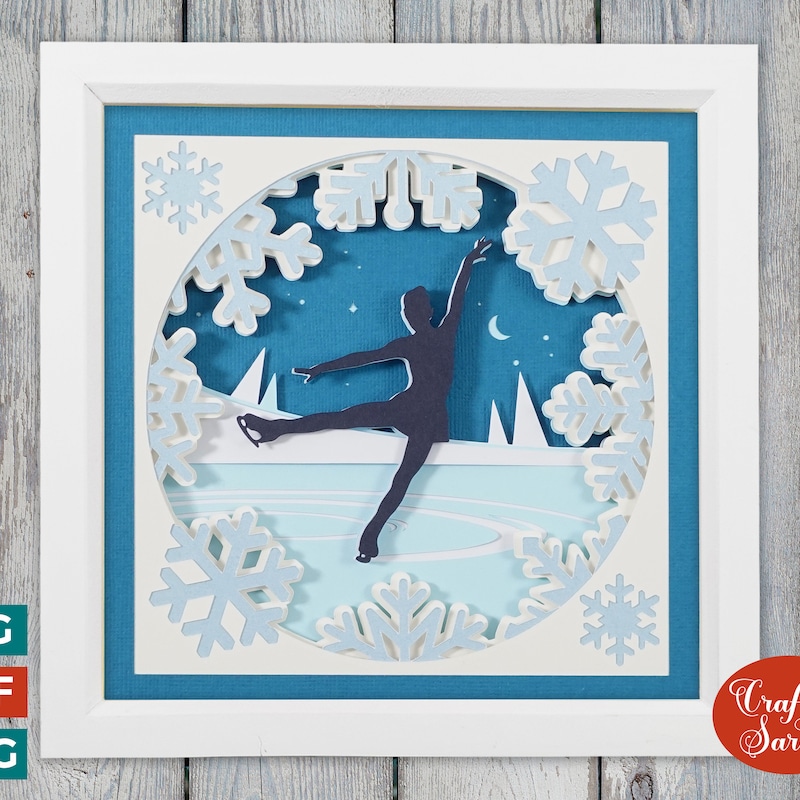 Snowflake Shadow Box - Etsy