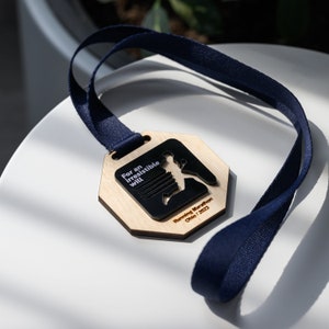 Personalized Wooden and Acrylic Medal Running Race Prizes, Wooden ...