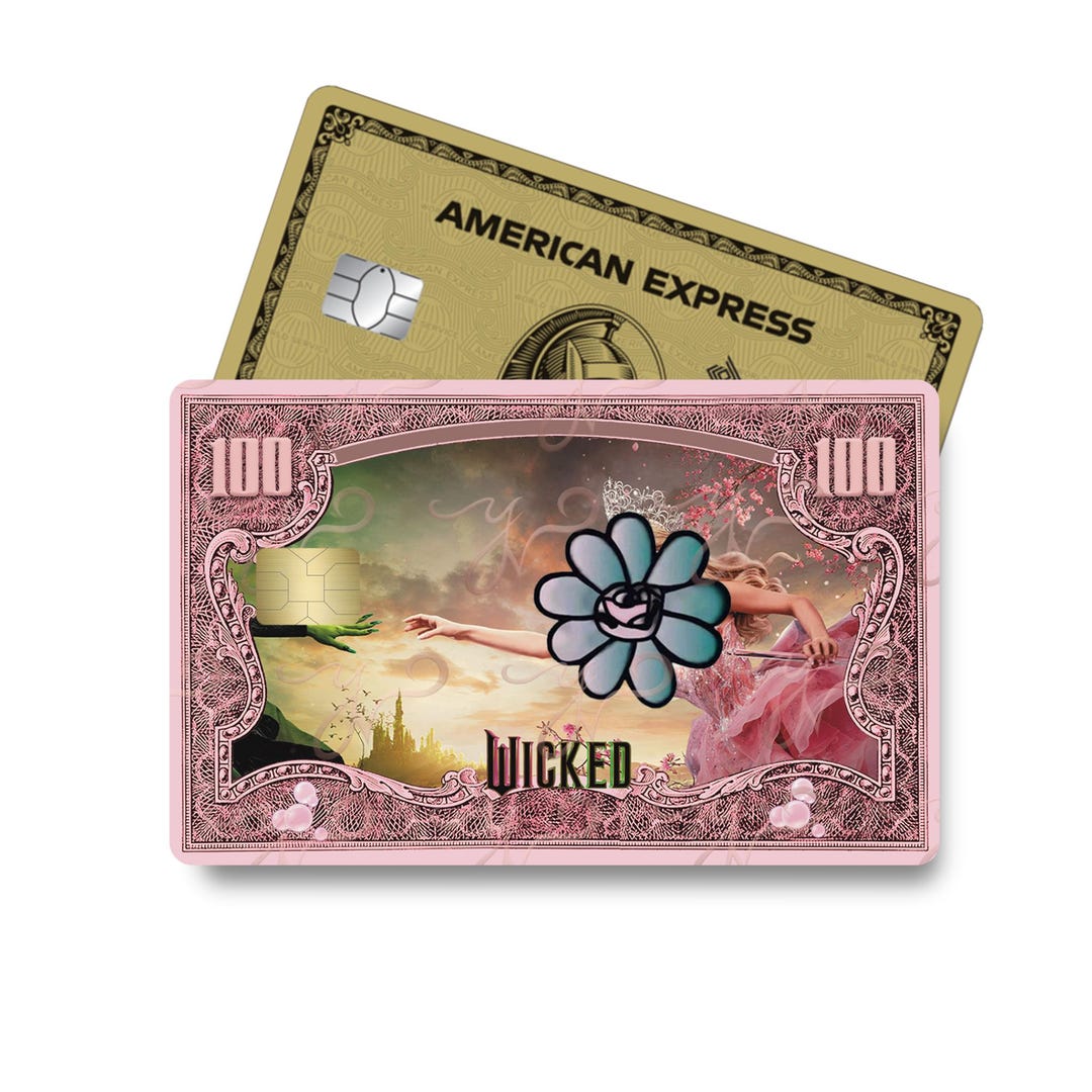 Wicked 1 Credit Card Decal - Etsy