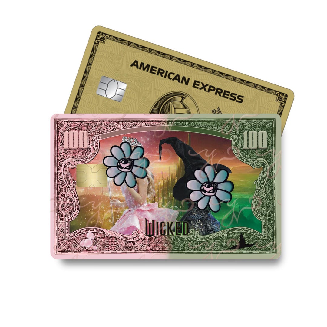 Wicked 3 Credit Card Decal - Etsy