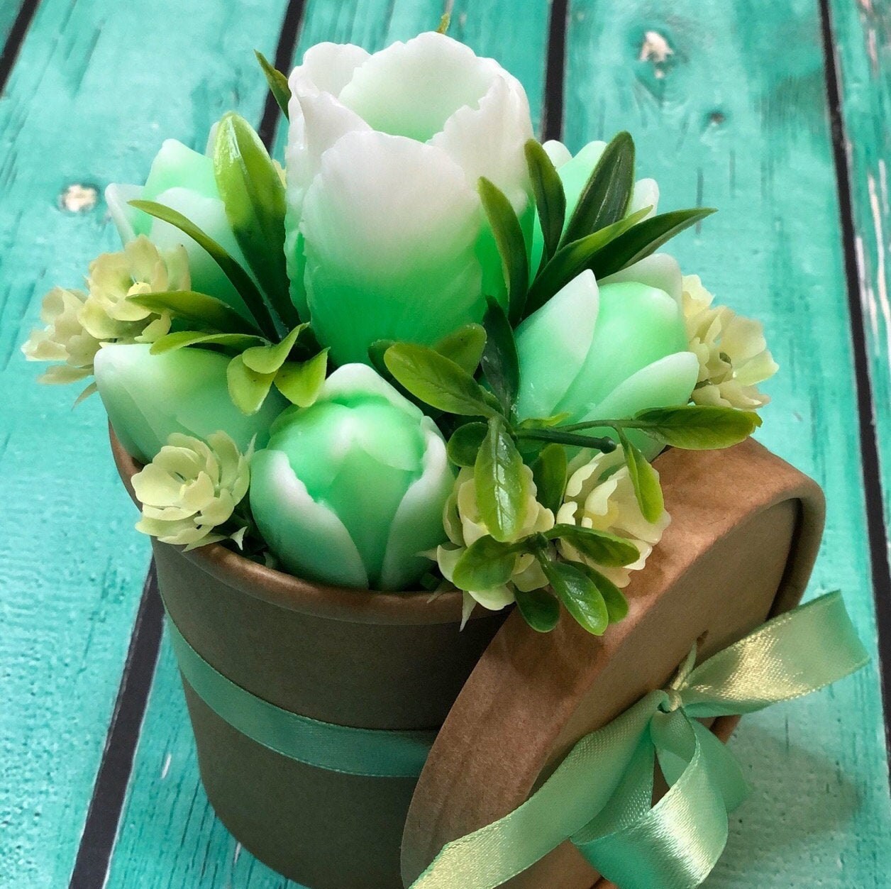 Soap Handmade Soap Bouquet Soap Flowers Tulips Beautiful Soap Etsy