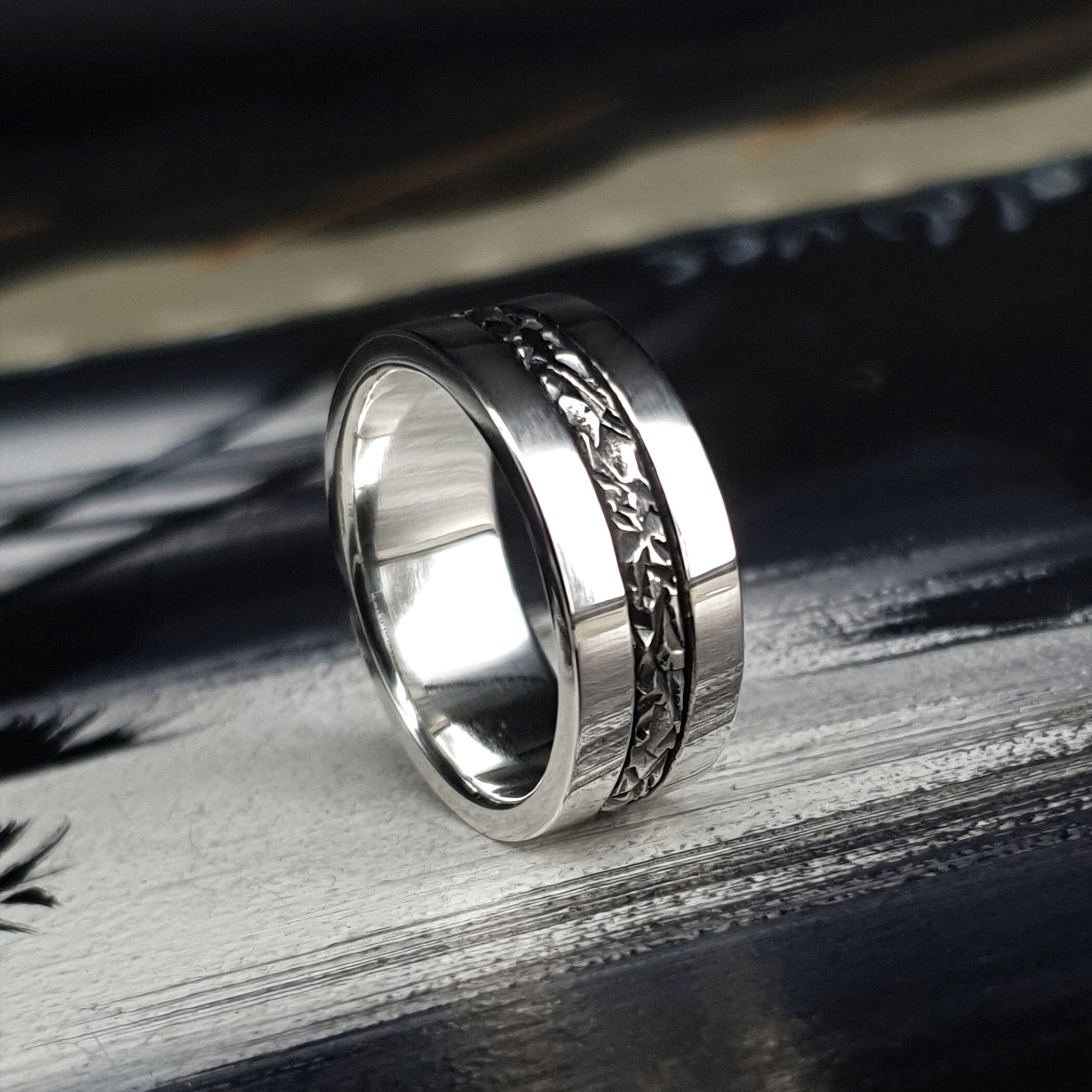 Steady-f2 Sterling Silver Ringsterlingworth Unisex Ring - Etsy