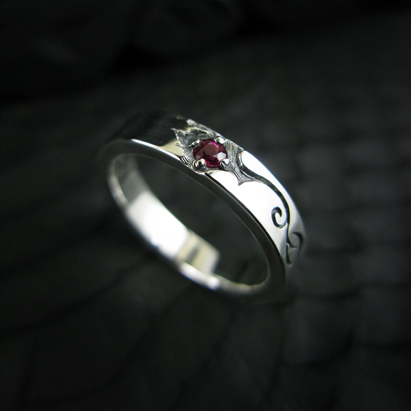 Ruby Wedding Ring - Etsy