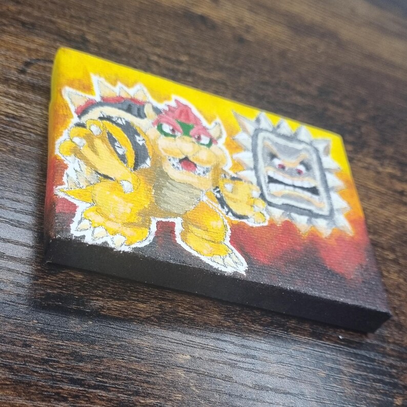 Bowser Hand Painted Canvas - Etsy