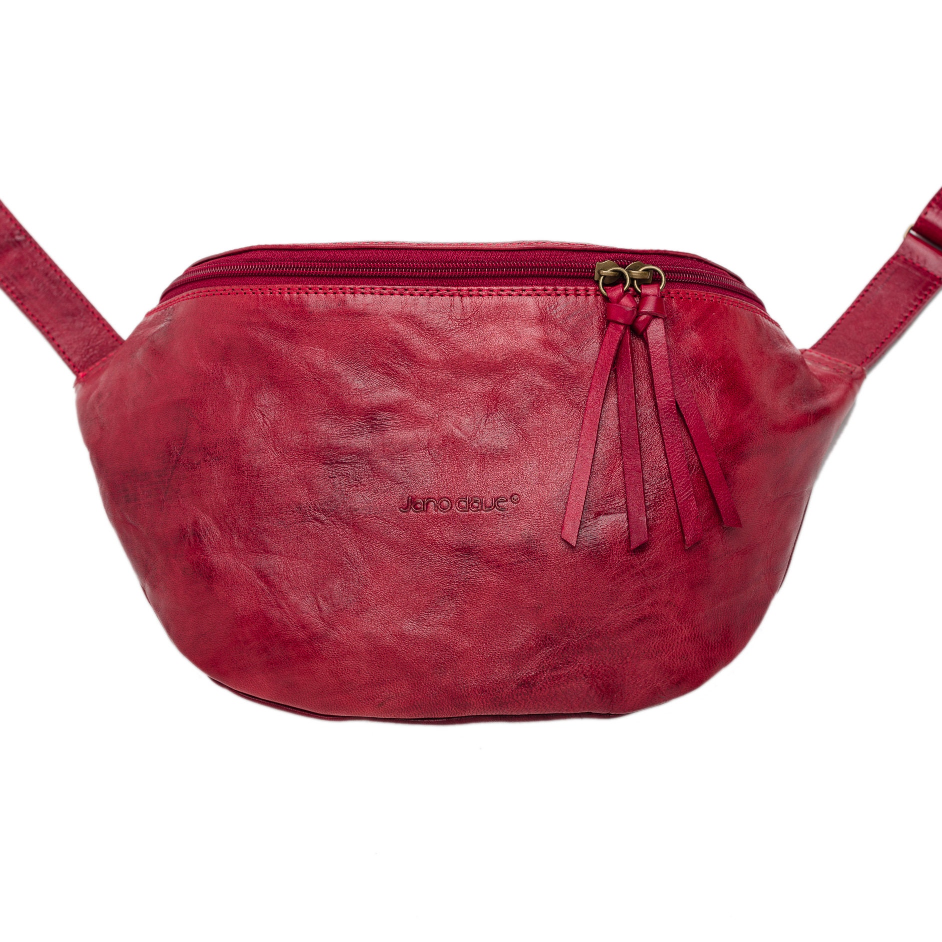 Leather Waist Bag Handmade Crossbody Pouch Genuine Leather - Etsy