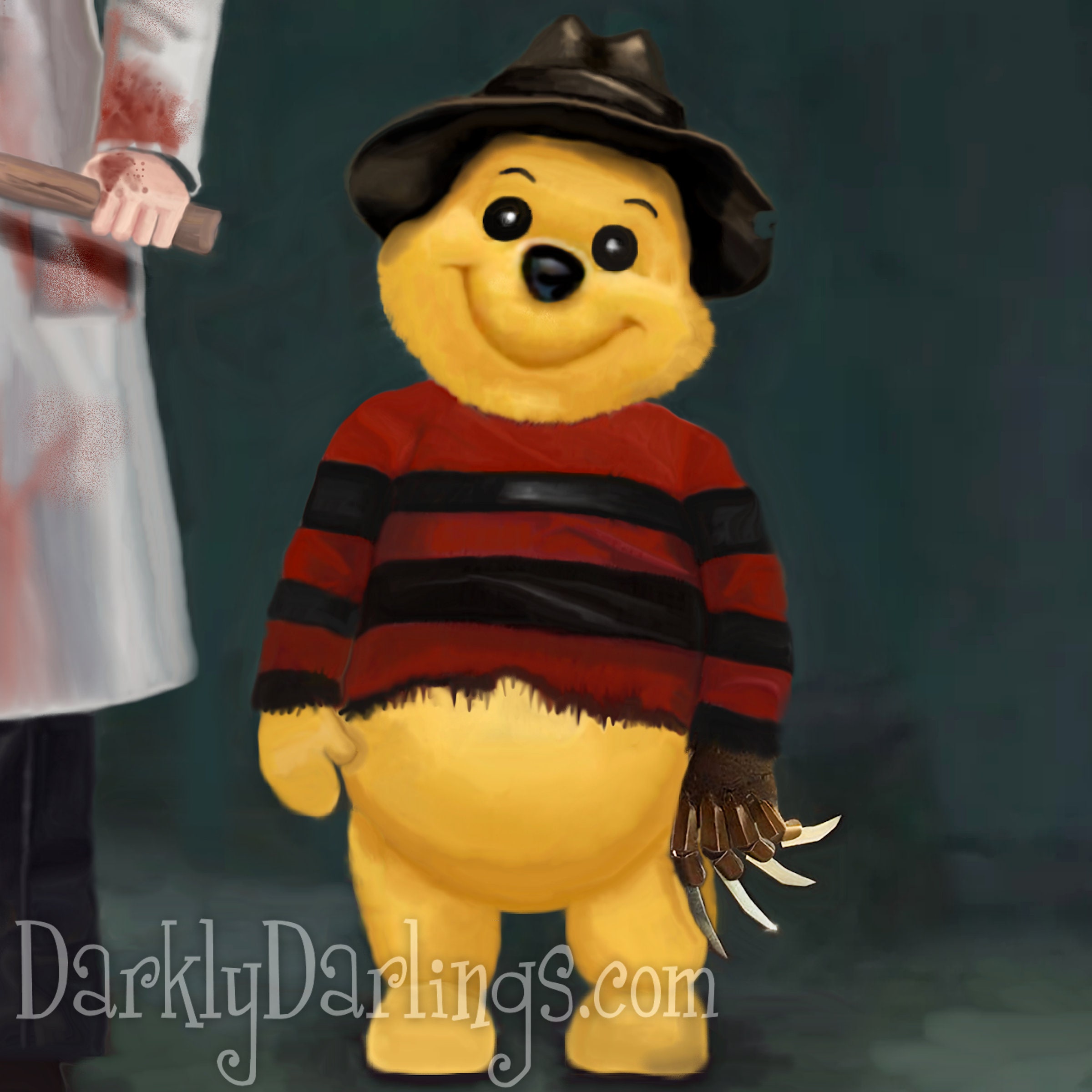 Winnie the Pooh as Horror Villains Art - Etsy UK