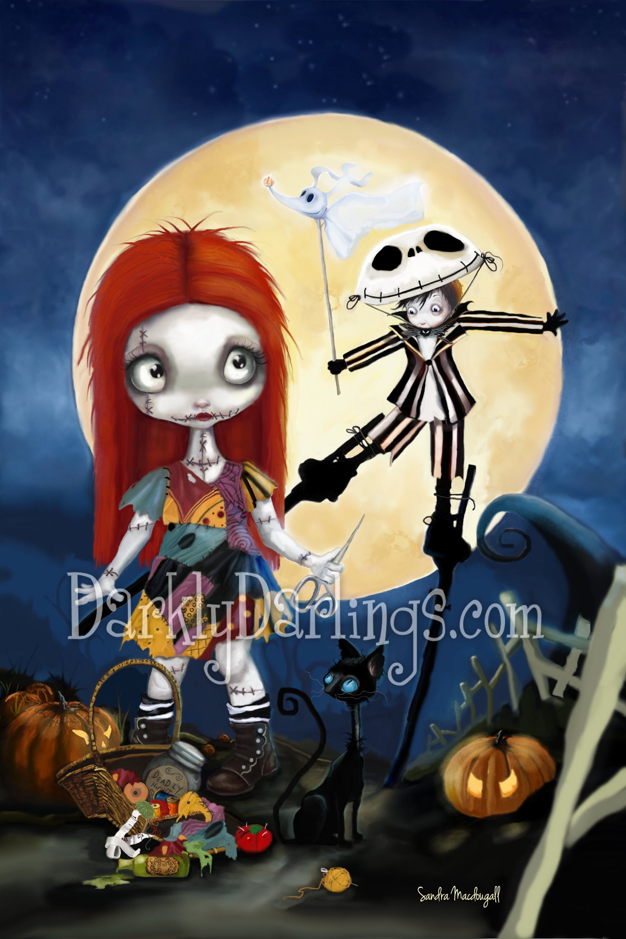 Jack And Sally Drawings