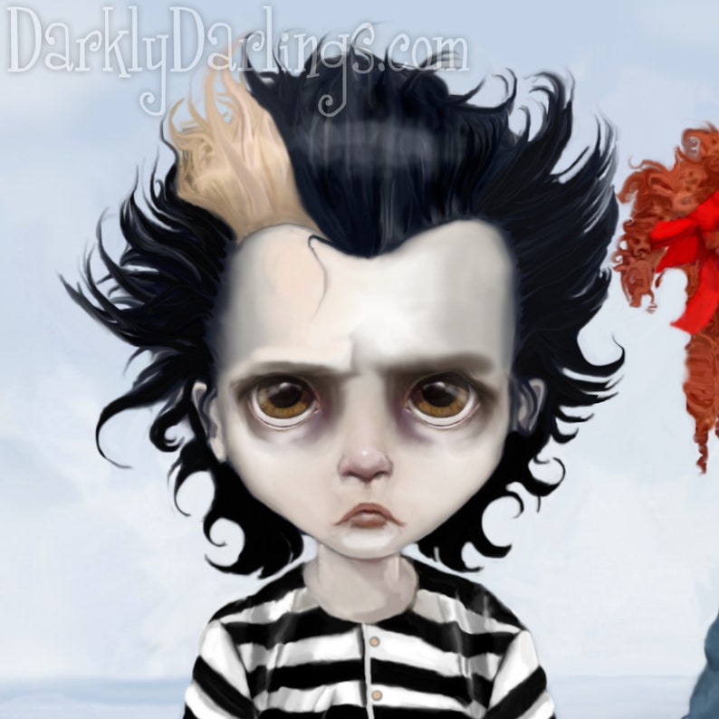 Sweeney Todd & Mrs Lovett Art / Tim Burton Fan - Etsy